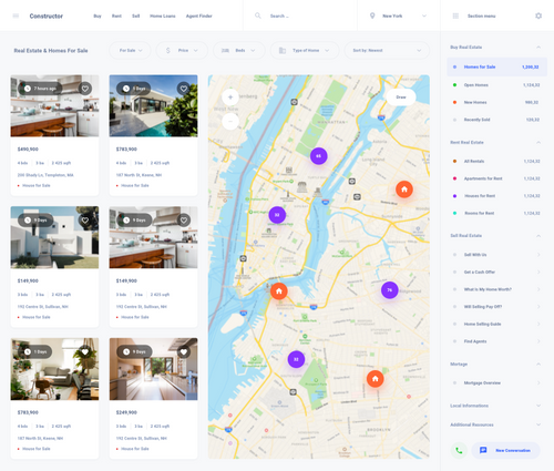 Constructor UI Kit Download for Figma, Sketch and Adobe XD